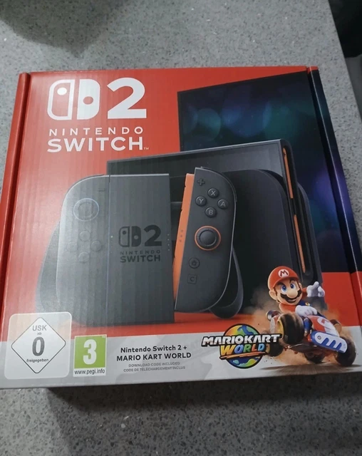 NINTENDO SWITCH 2 Console Mario Kart World Bundle New Sealed and DONKEY ...