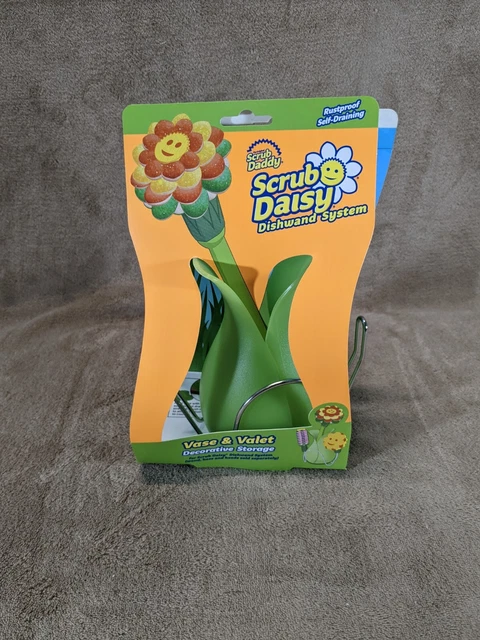 SCRUB DADDY VASE VALET Storage for Scrub Daisy Dishwand System ...