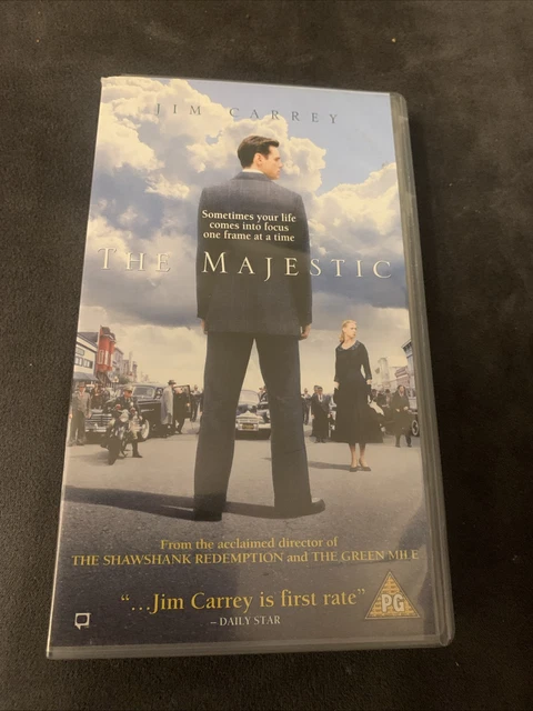 THE MAJESTIC JIM Carrey VHS Warner Bros Home Video Rare £2.79 - PicClick UK