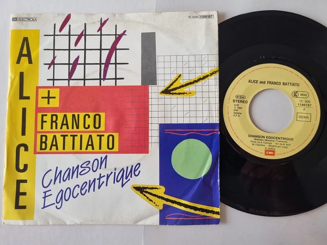 ALICE & FRANCO Battiato - Chanson egocentrique 7'' Vinyl Germany EUR 14 ...
