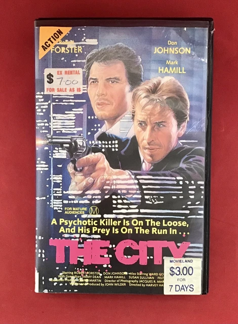 THE CITY DON Johnson Mark Hamill VHS Retro Vintage Video Cassette £27. ...