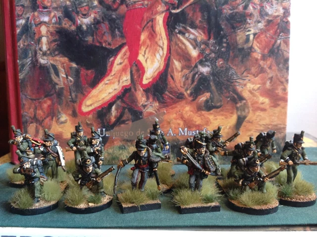 28MM PERRY MINIATURES Napoleonic British light infantry 95th Rifles ...