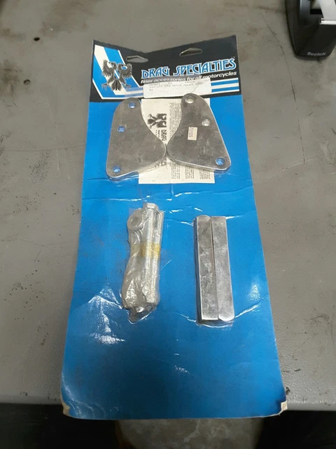MOTOR MOUNTS DRAG specialities new kawasaki 440 ltd chrome right left ...