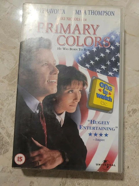 PRIMARY COLORS - VHS Video Tape £8.48 - PicClick UK
