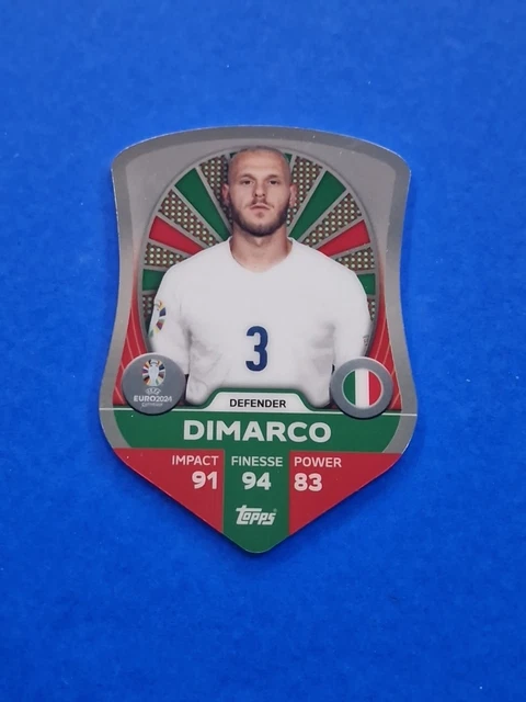TOPPS MATCH ATTAX Uefa Euro 2024 Federico Dimarco Chrome Shield Italy #Sc4 £6.65 - PicClick UK