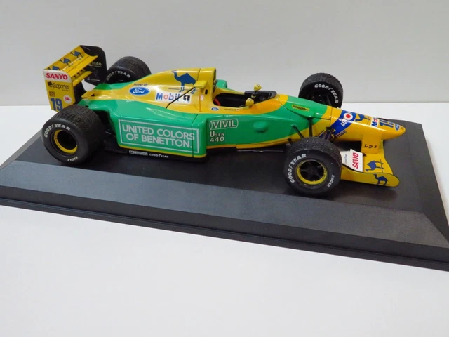 BENETTON FORD B192 Michael Schumacher GP Belgian Spa Formula 1 1992 1: ...