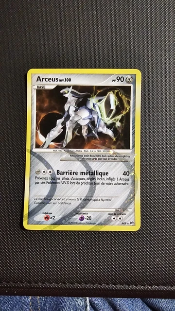 CARTE POKEMON ARCEUS Ar9 Platine EUR 1,00 - PicClick FR