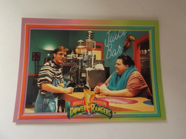 MIGHTY MORPHIN POWER Rangers 1994 "THE JUICE BAR" #31 Trading Card EUR ...
