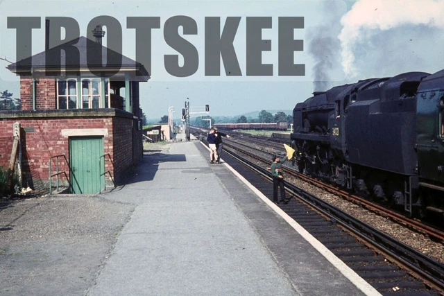 35MM SLIDE BR British Railways Steam Loco 34021 Class WCBB c1965 ...