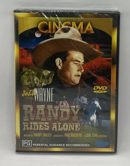 RANDY RIDES ALONE (1934) - John Wayne - New & Sealed Black & White DVD ...