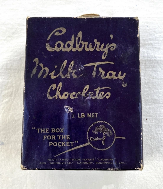 VINTAGE CADBURY'S MILK Tray Chocolates Box (Empty) £4.50 - PicClick UK
