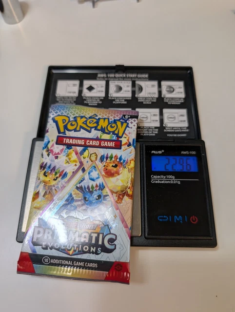 22.96 - HEAVY - Pokemon Prismatic Evolutions Booster Pack Pokemon TCG ...