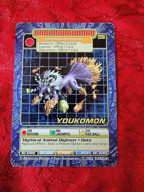 BANDAI DIGIMON TRADING Card Series 6 Youkomon Bo-277 EUR 24,96 ...