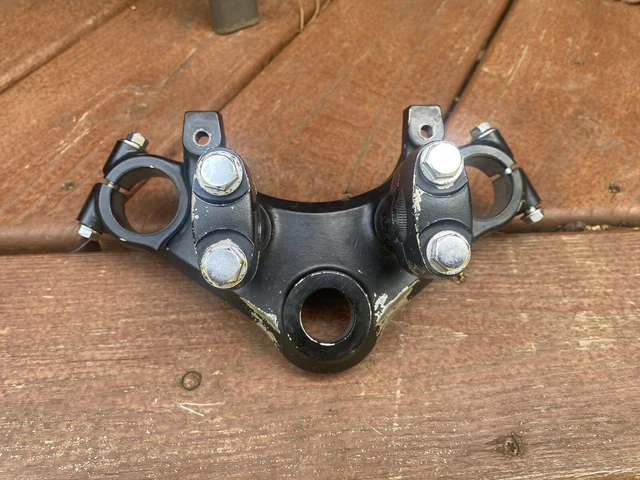 HONDA CB360 CB 360 Upper Triple Tree Fork Mount Clamp Steerer Handlebar ...