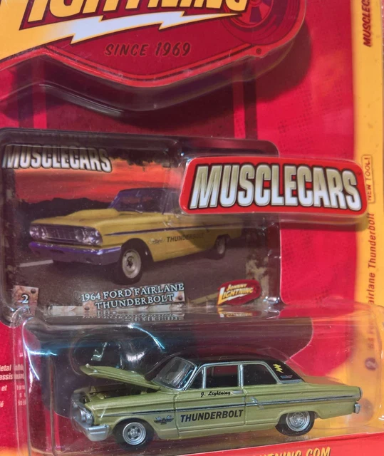 64 FORD FAIRLANE Thunderbolt -Johnny Lightning-1:64- Muscle Cars 16 ...