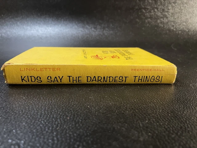 KIDS SAY THE Darndest Things Art Linkletter 1957 Charles Schulz Walt ...
