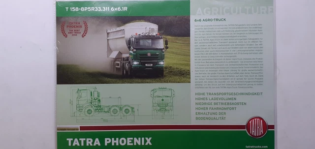 TATRA: PHOENIX T 158-8 6x6 Agro-Truck (Prospekt-Blatt); 2012 EUR 2,00 ...