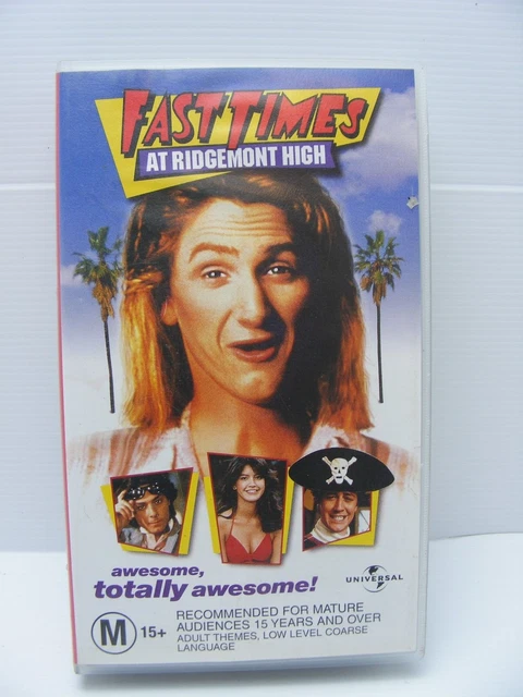FAST TIMES AT Ridgemont High (VHS, 1999) Vintage Video Tape Comedy ...