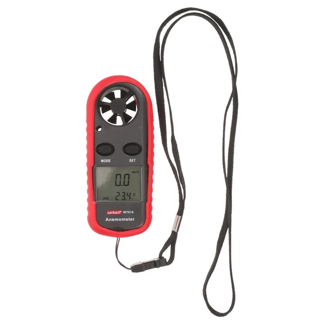 MINI ANEMOMETER WIND Speed Measuring Device Portable Digital Anemometer ...
