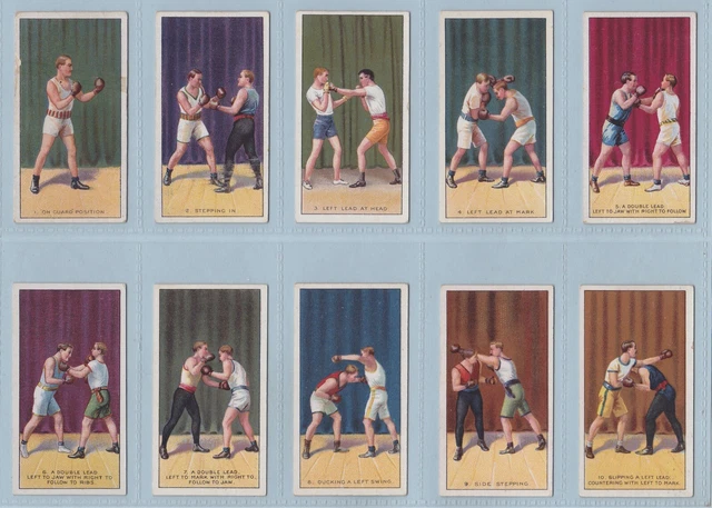 CIGARETTE CARDS - The Science of Boxing (Carreras Ltd.) - Complete Set ...
