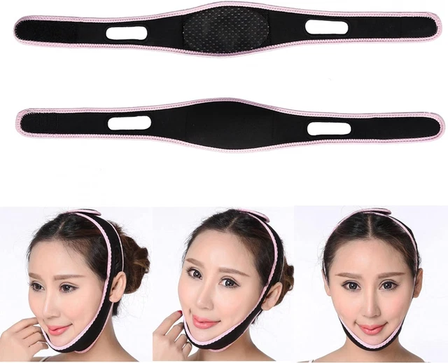 V LINE MASK Massage Shaper Face Slimming Chin Neck Lift up Double Chin ...