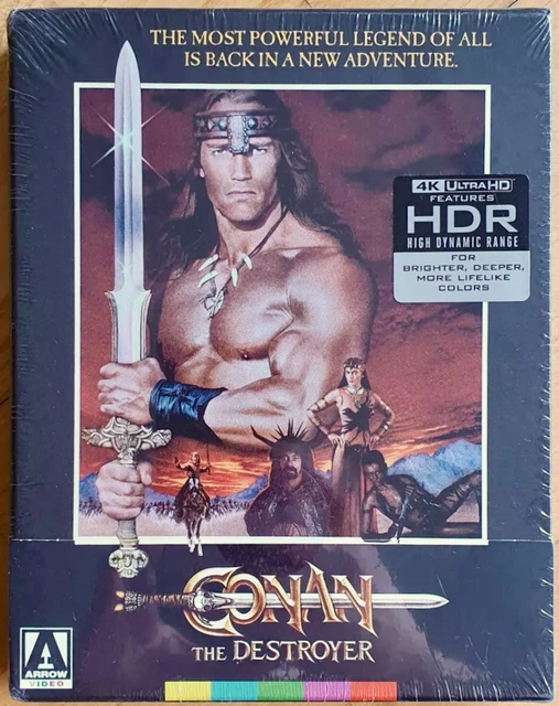 CONAN THE DESTROYER Arrow Video Limited Edition 4K UHD Blu-Ray New ...