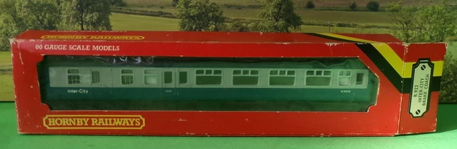 HORNBY R922 BR Mk2 Inter-City Brake Corridor Coach M9439 blue grey ...