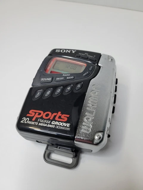 SONY WALKMAN SPORTS Groove WM-FS499 Mega Bass Cassette AM/FM Radio Rare ... SONY WALKMAN SPORTS Groove WM-FS499 Mega Bass Cassette AM/FM Radio Rare ...