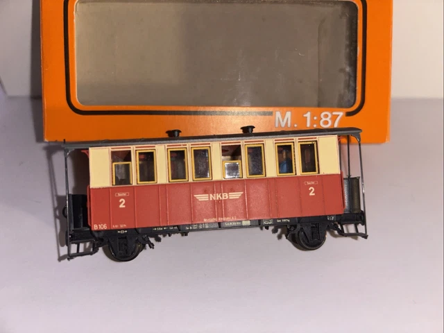 BEMO SPUR H0M 3302 ? Personenwagen 2. Kl. NKB Nassauische Kleinbahn OVP ...