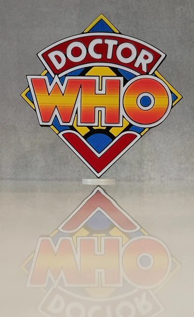 DOCTOR WHO 3D Printed Shelf Display Logo £13.99 - PicClick UK