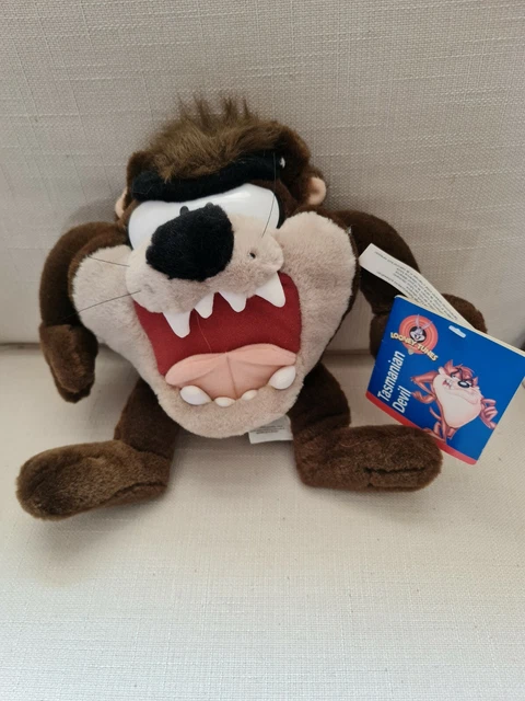TAZ LOONEY TUNES Tazmanian Devil Warner Brothers Cartoons Plush Toy ...