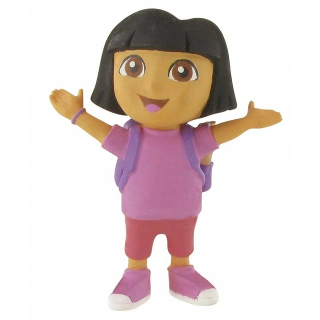 DORA L'EXPLORATRICE FIGURINE Dora 6,5 cm Comansi Dora the Explorer ...