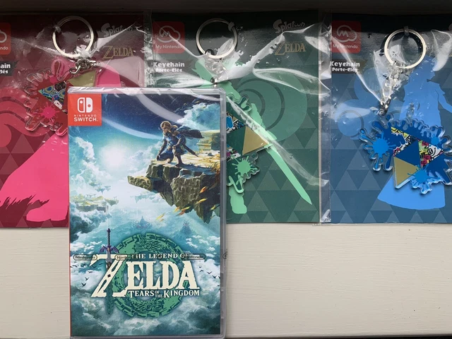 THE LEGEND OF Zelda: Tears Of The Kingdom Sealed + 3 Splatoon x Zelda ...