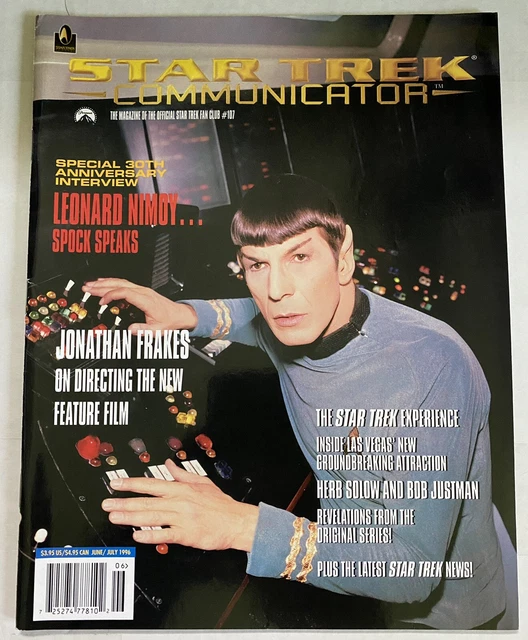 VTG 1996 STAR Trek Communicator Fan Club Magazine #107 Spock Leonard ...