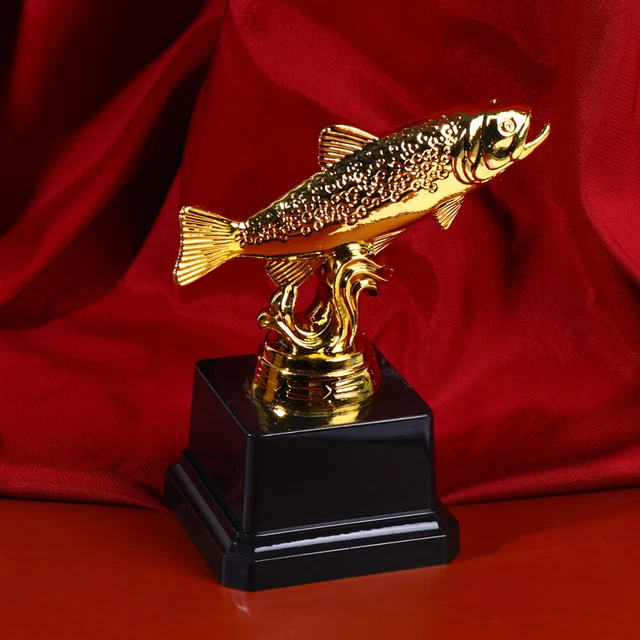 DÉCORATION DE STATUE De Poisson Mini Statue De Poisson Trophée EUR 15 ...