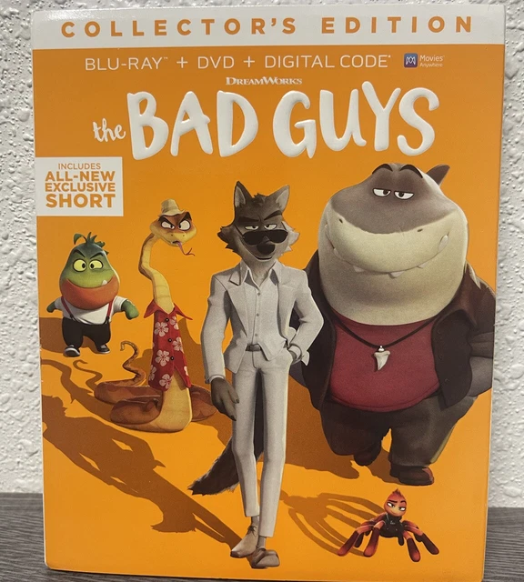 THE BAD GUYS (Blu-ray, DVD, Digital Copy Code 2022) W/ Slipcover Sealed ...