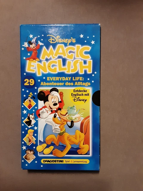 MAGIC ENGLISH 29 Everyday Life Disney VHS Kassette Englisch Lernen £1.57 - PicClick UK