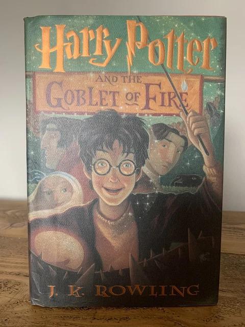 HARRY POTTER AND the Goblet of Fire - J. K. Rowling US hardback edition ...