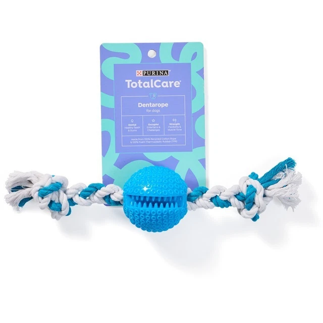 PURINA TOTAL CARE Dentarope Dog Toy Blue free post $16.99 - PicClick AU