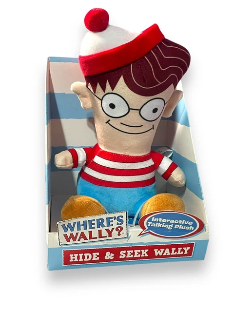 WHERE'S WALLY HIDE And Seek Interactive Talking Plush New With Minor ...
