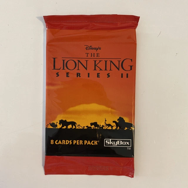 LION KING TRADING Cards Series 2 Booster Pack (1995) Disney Skybox, New ...