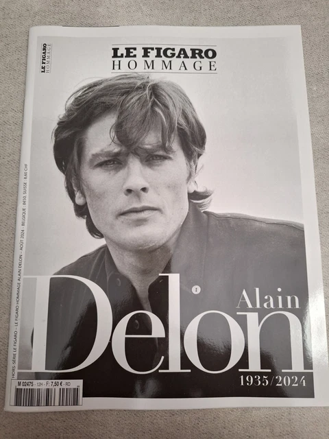 MAGAZINE HOMMAGE À Alain Delon Le Figaro EUR 12,00 - PicClick FR