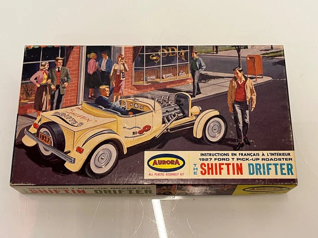 RARE 1927 FORD parts pick up hot rod with motor Aurora model kit from ...