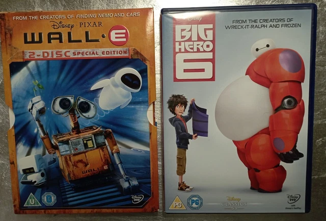 BIG HERO 6 & Wall.E dvds £1.99 - PicClick UK