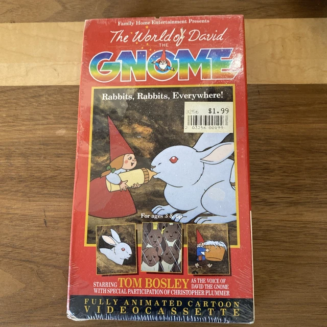 THE WORLD OF David the Gnome - Rabbits, Rabbits, Everywhere! (VHS, 1992 ...