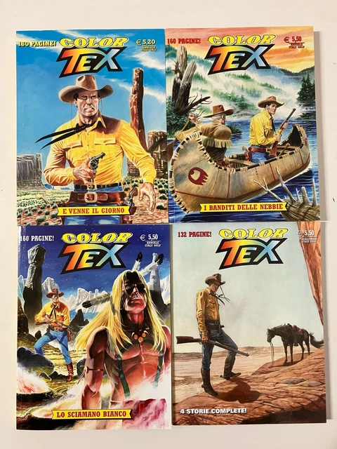 TEX COLOR N. 1 2 3 4 Sequenza Completa Bonelli 2011 Lotto EUR 0,99 ...