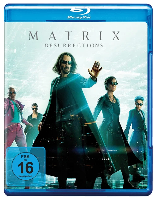 MATRIX RESURRECTIONS (BLU-RAY) Reeves Keanu Moss Carrie-Anne Henwick ...
