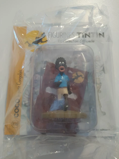 FIGURINE TINTIN COLLECTION Officielle Coco Le Petit Congolais numéro ...