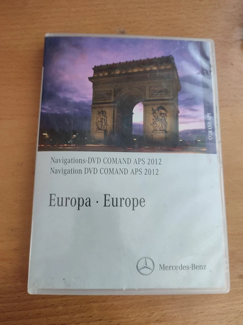 DVD NAVIGATION MERCEDES COMAND APS NTG4 EUROPA 2012 GLK-Klasse C-Klasse ...