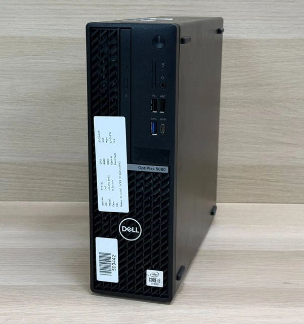 DELL OPTIPLEX 5080 Core I5-10500 3.10GHz Sff PC 8GB RAM / No HDD 007 £ ...